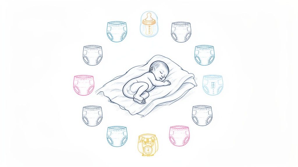 How Many Diapers Per Day for a Newborn: A Realistic Guide for New Pare ...